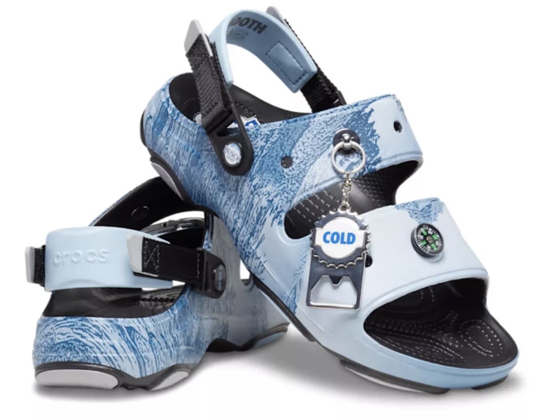 Busch Beer x Crocs Classic All-Terrain Sandal Men’s Size 8 / Women’s S ...