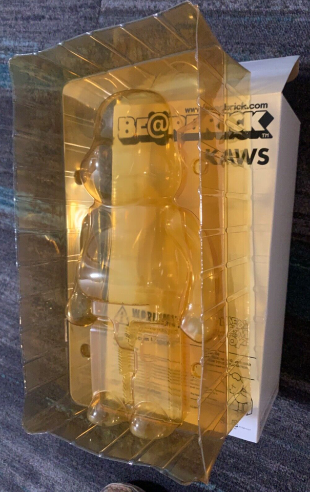 KAWS 400% BEARBRICK Original Box companion medicom be@rbrick takashi ...