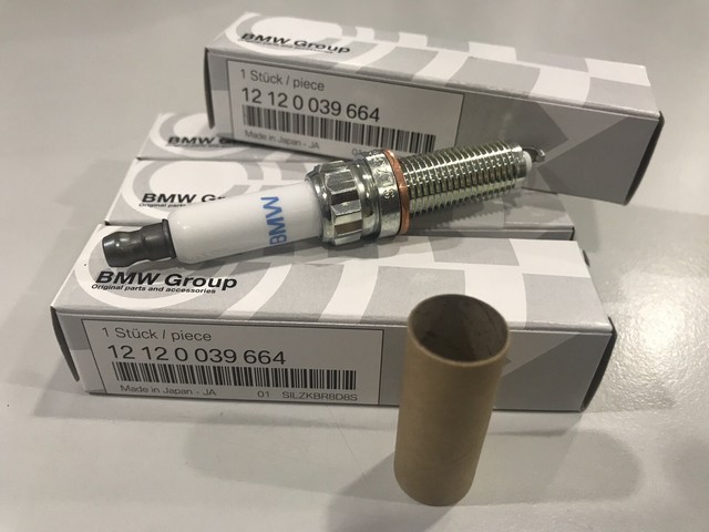 BMW OEM GENUINE Spark Plugs Set N20 320i 328i F30 F31 F34 428i F32 528i ...