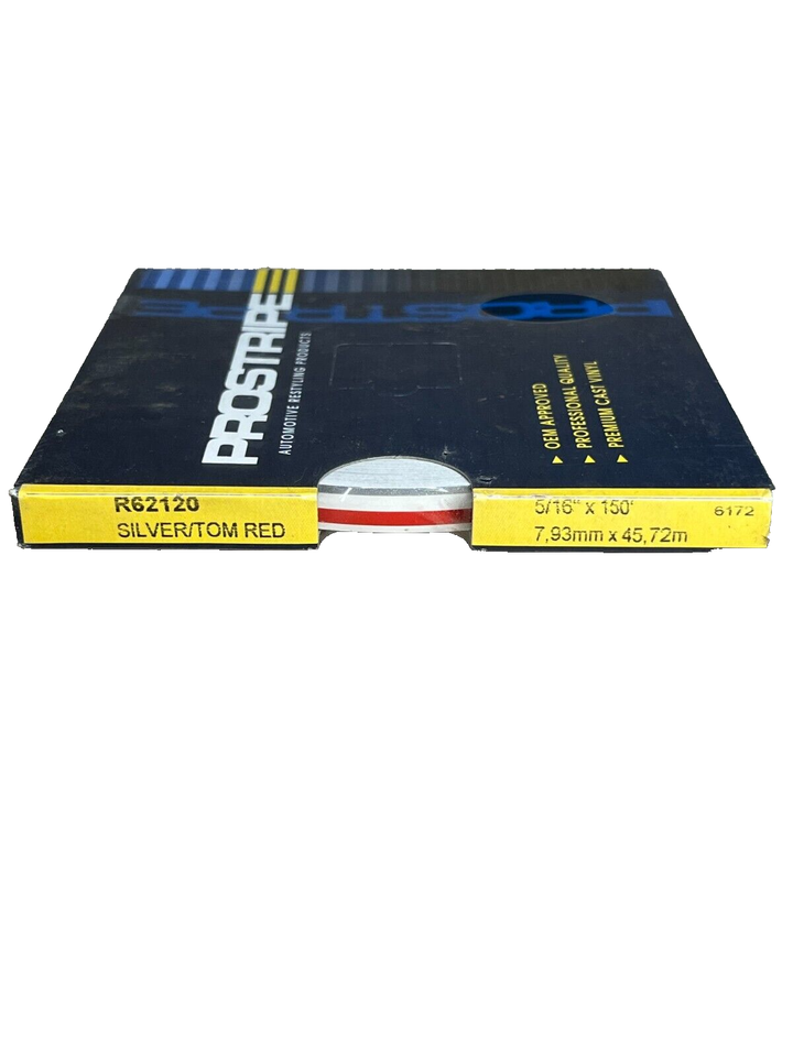 Prostripe R62120 Silver/Tom Red 5/16" x 150' | eBay