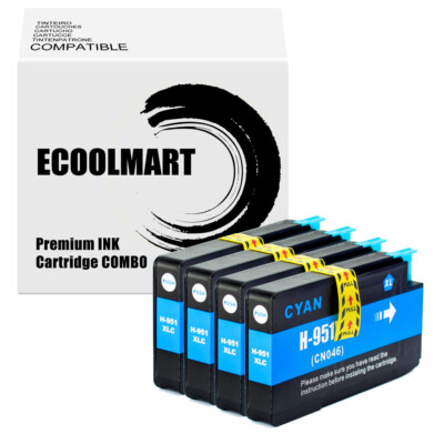 4C Ink Cartridges replace for HP 950XL 951XL Officejet Pro 8650 276dw ...