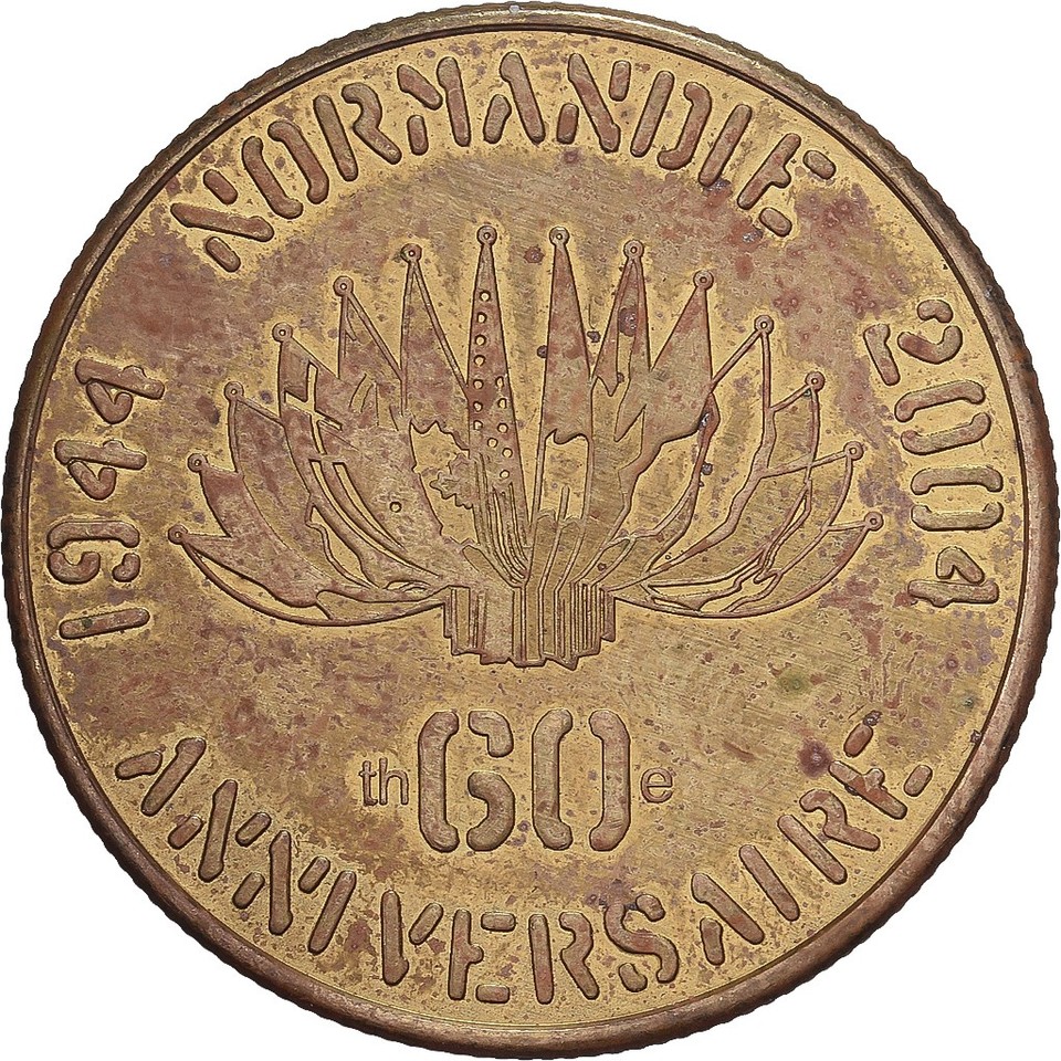 France, Jeton, Juno Beach - Mémorial canadien - 60ème anniversaire ...