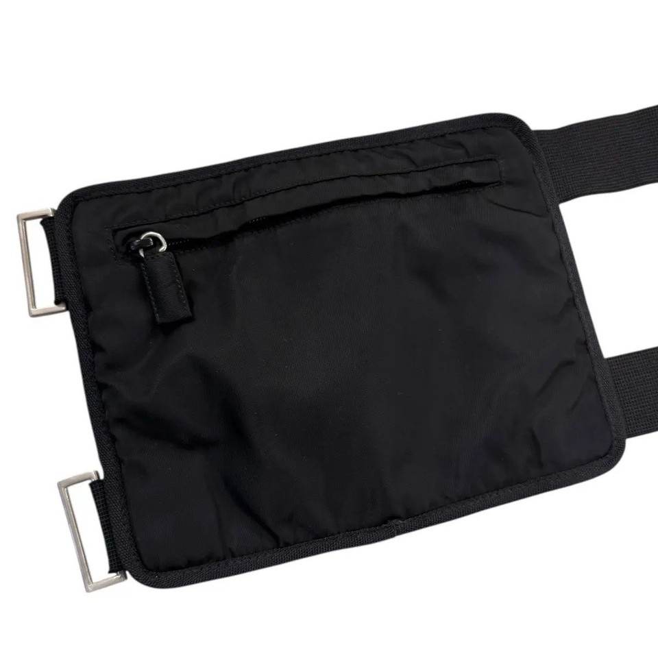 Prada AW1999 Black Nylon Crossbody Chest Rig Body Bag Pouch | eBay