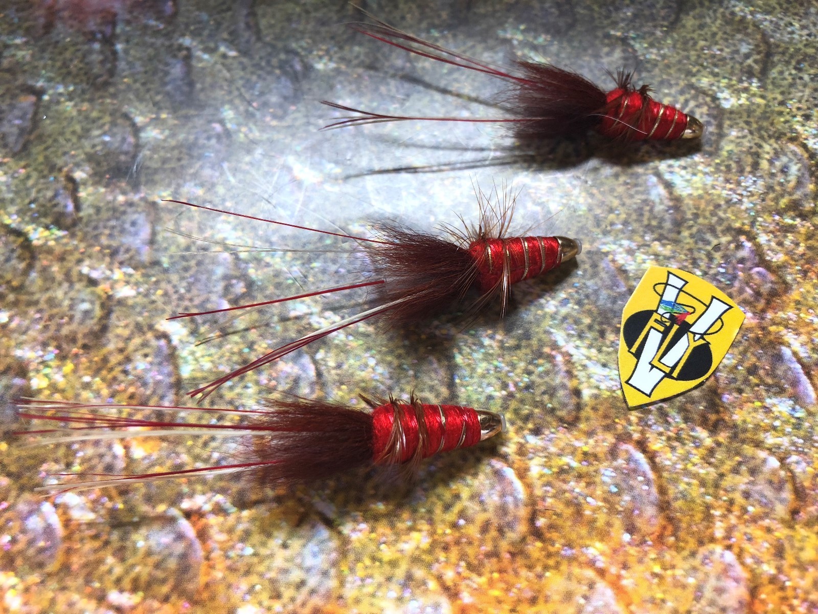 V Fly Ultimate Depth Charge Cone-Head Red Francis Salmon Tube Flies ...
