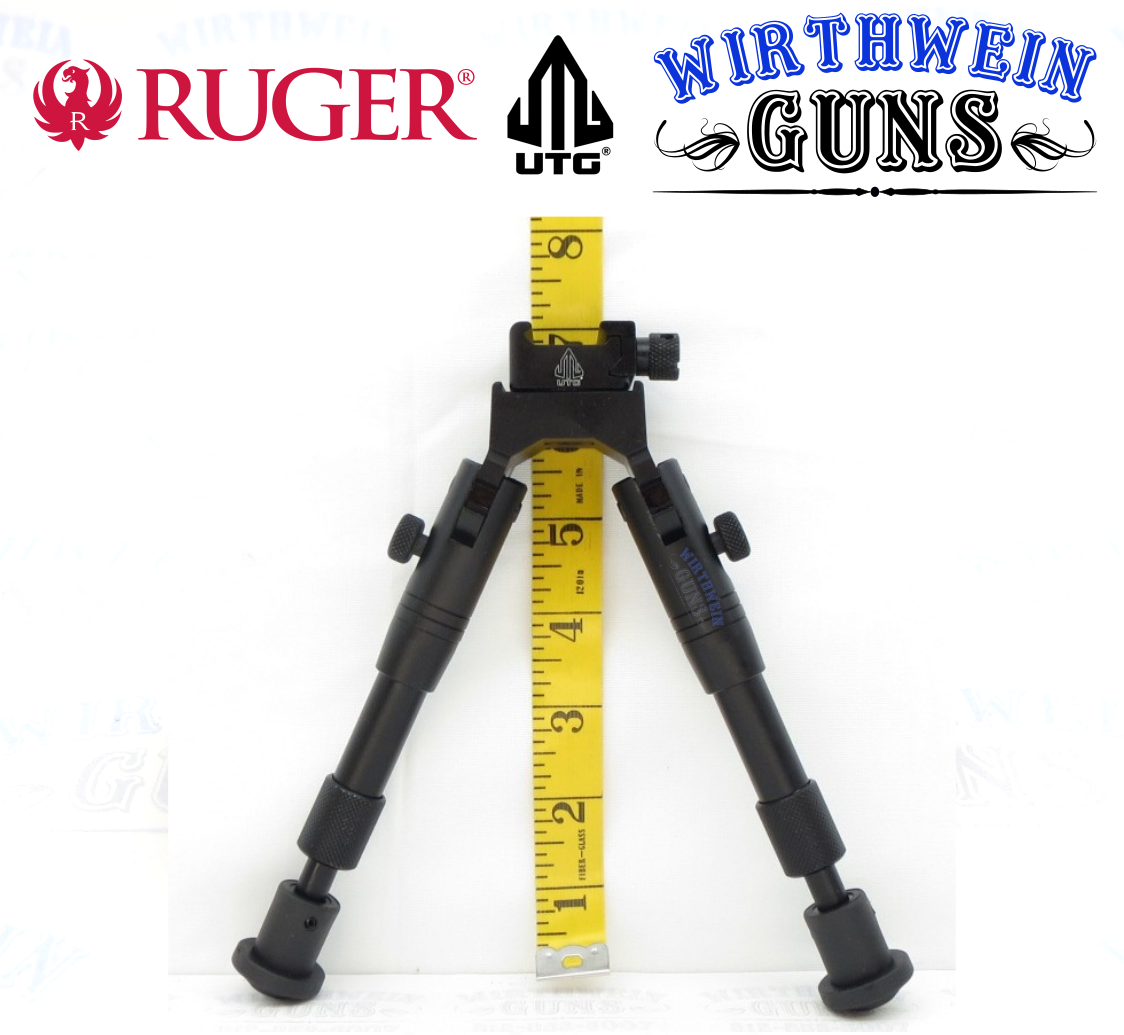 New UTG Ruger Charger Adjustable BiPod Picatinny mount 10/22 rifle *1 ...