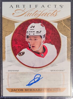 2022-23 UPPER DECK ARTIFACTS JACOB BERNARD-DOCKER AUTOFACTS AUTO #AF-JB ...