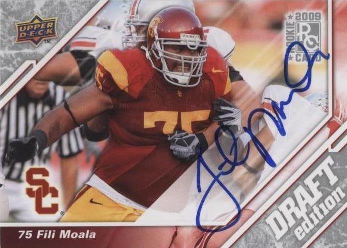2009 Upper Deck Draft Edition - Fili Moala #49 Autographs (AU, RC) for ...