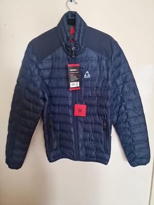 Gerry Men’s Lightweight Puffer Jacket Blue Medium Insulated | eBay