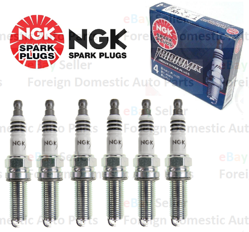 Set of 6 NGK IRIDIUM IX Spark Plugs (Fits 2010 - 2016 Hyundai Genesis ...