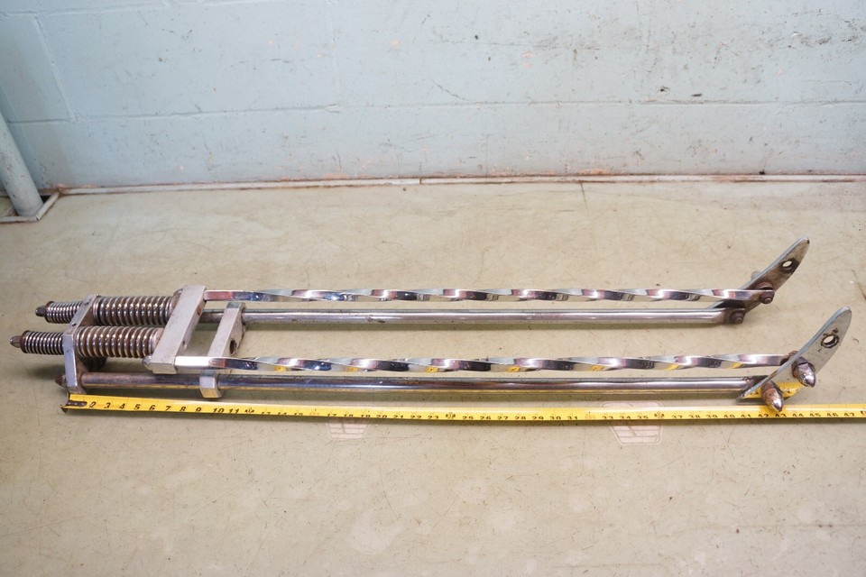 Twisted Chrome Chopper Front End Harley Triumph Springer Motorcycle ...