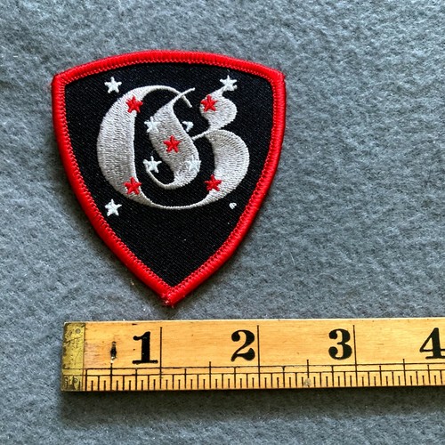Red Black Silver Star Crest Emblem Logo Flag Patch D0 | eBay