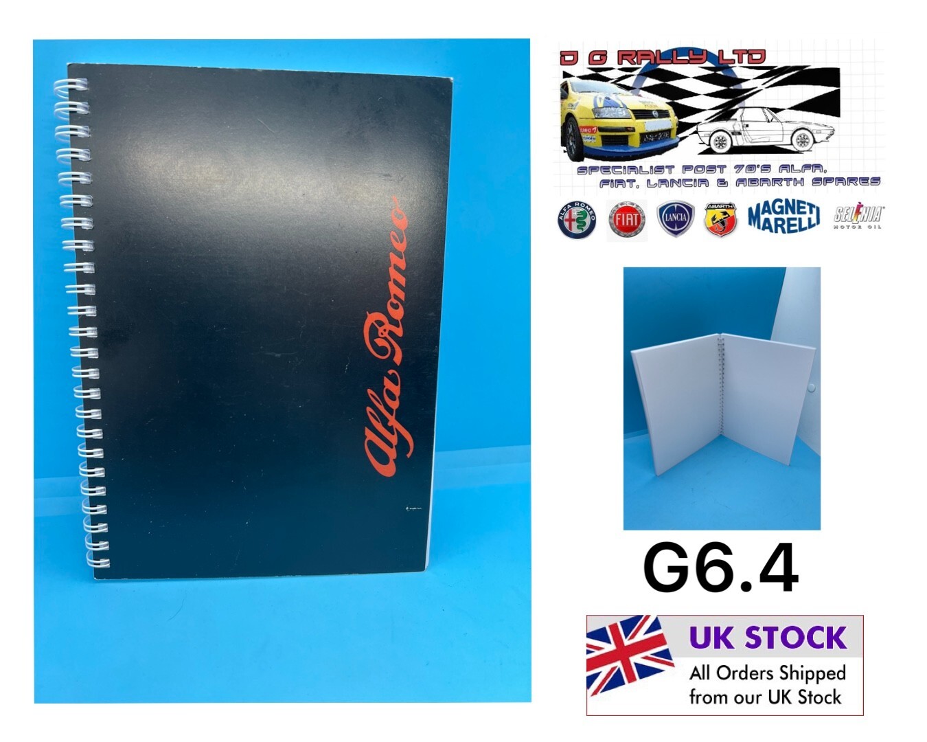 NEW GENUINE OEM ALFA ROMEO NOTEBOOK 150mm x 200mm, PLAIN SHEETS | eBay UK