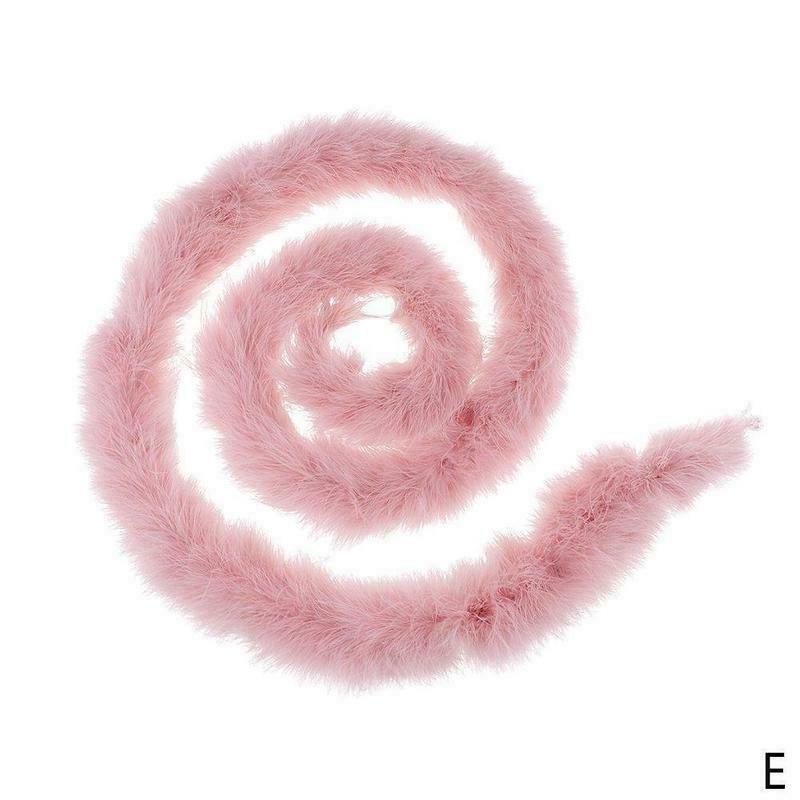Turkey Feather Strip Fluffy Boa 2 Meter Women Party Hot Decor DIY√ B1X0 ...