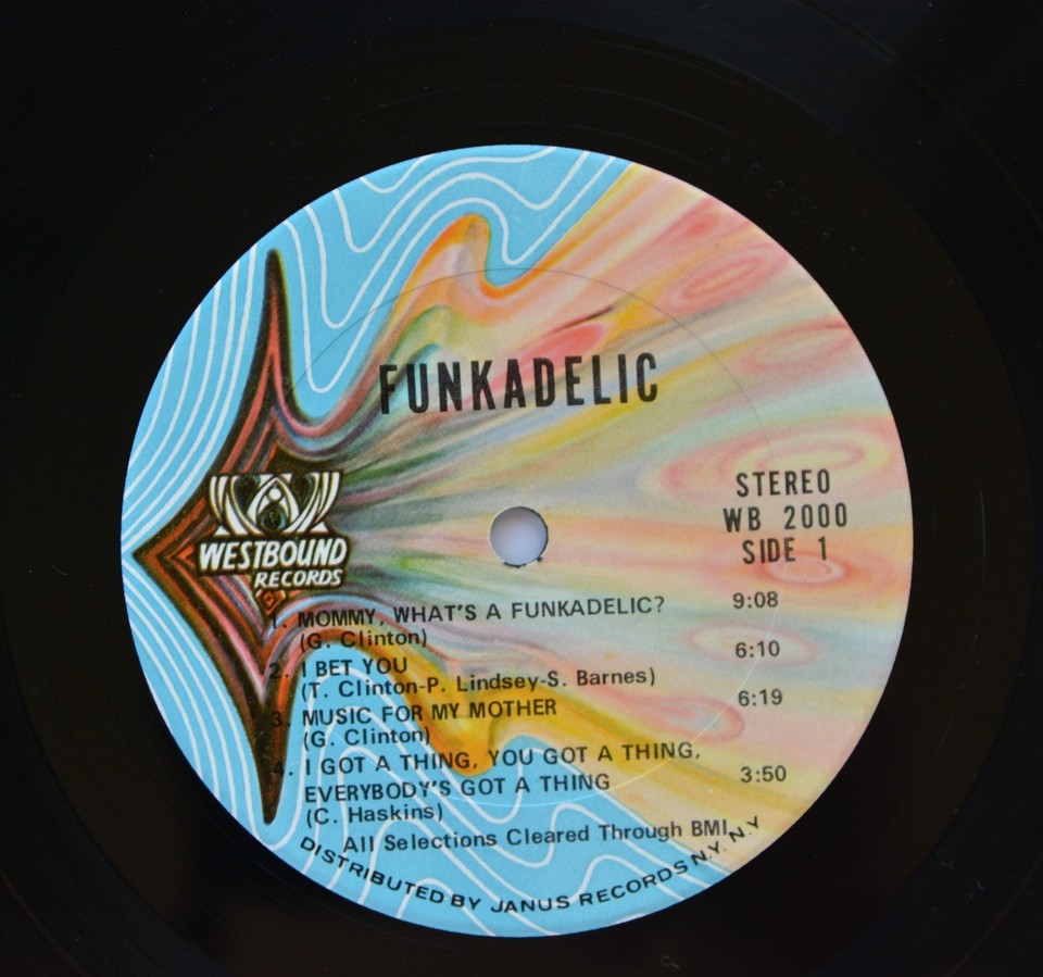 Funkadelic Self Titled US First Press Westbound george clinton 1970 ...