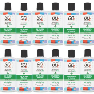 12 PACK - 500ML Hand Sanitiser Gel - GO2 Sanitizer | eBay