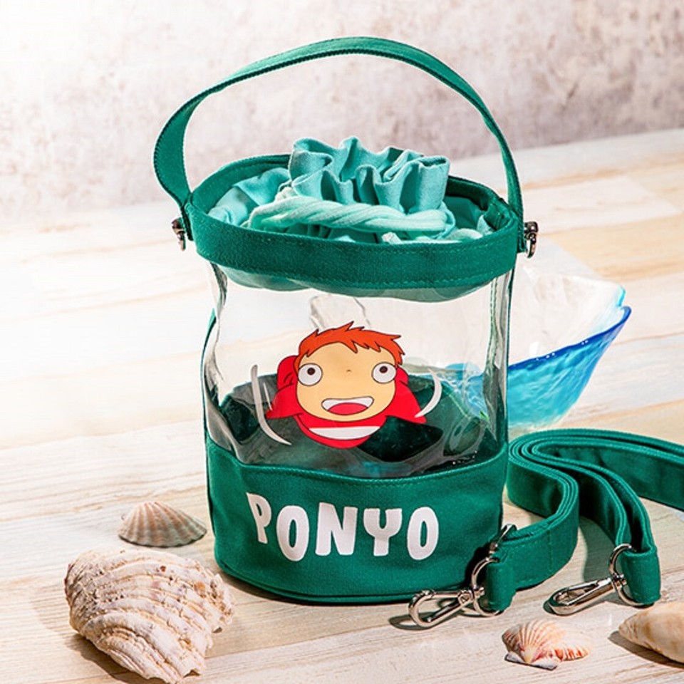 Ponyo on the Cliff Shoulder Bag Ponyo in a Bucket Ghibli Japan Limited ...