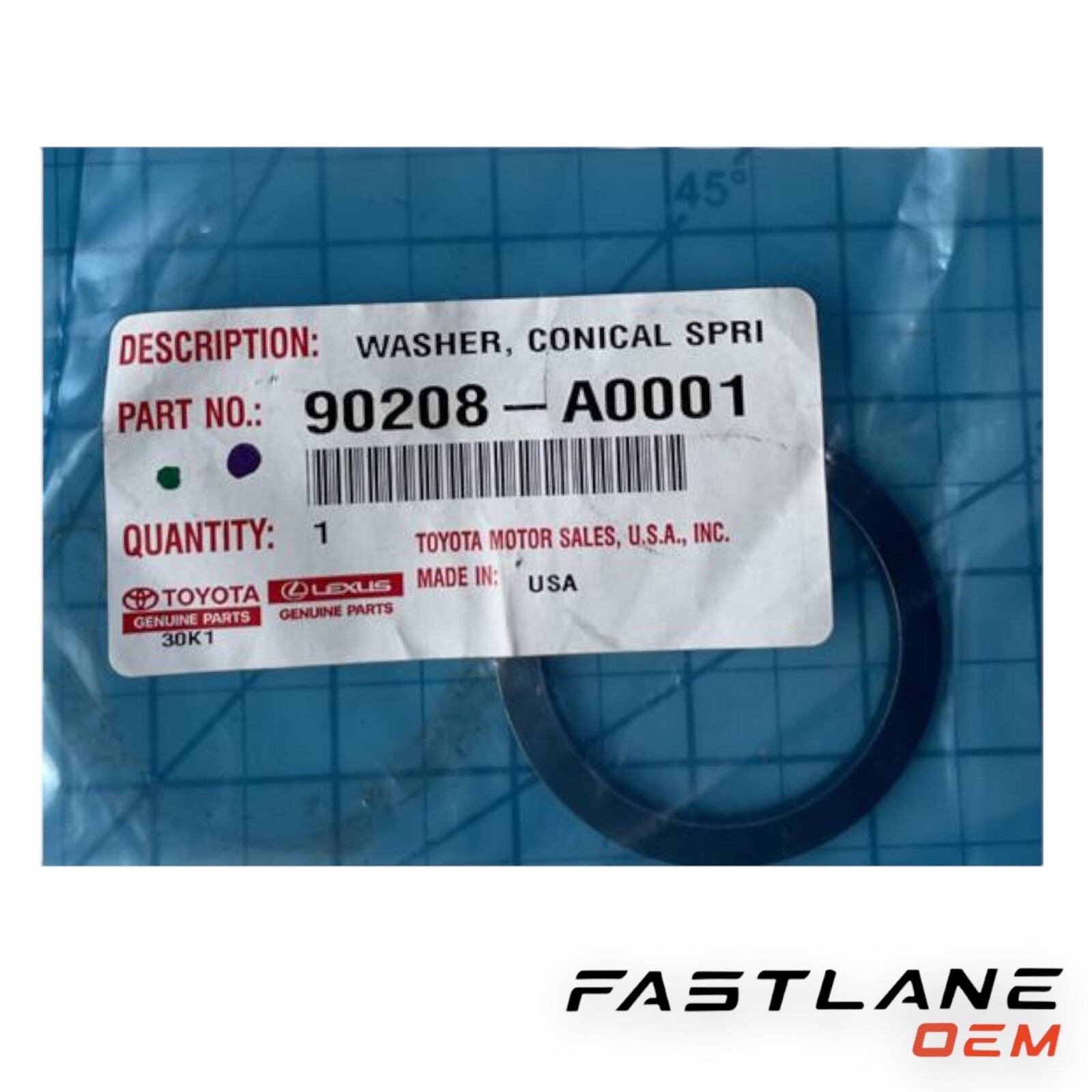 Toyota 90208A0001 Genuine OEM Hub & Bearing Washer for sale online | eBay