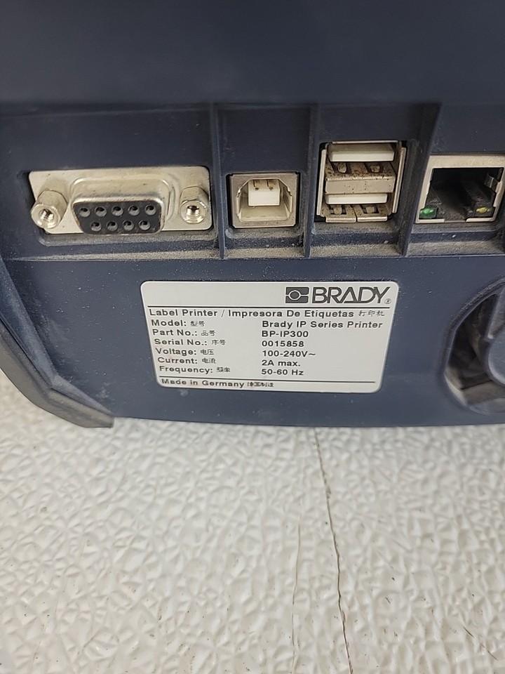 Brady BP-IP300 Desktop Thermal Transfer Label Printer *FOR PARTS* | eBay