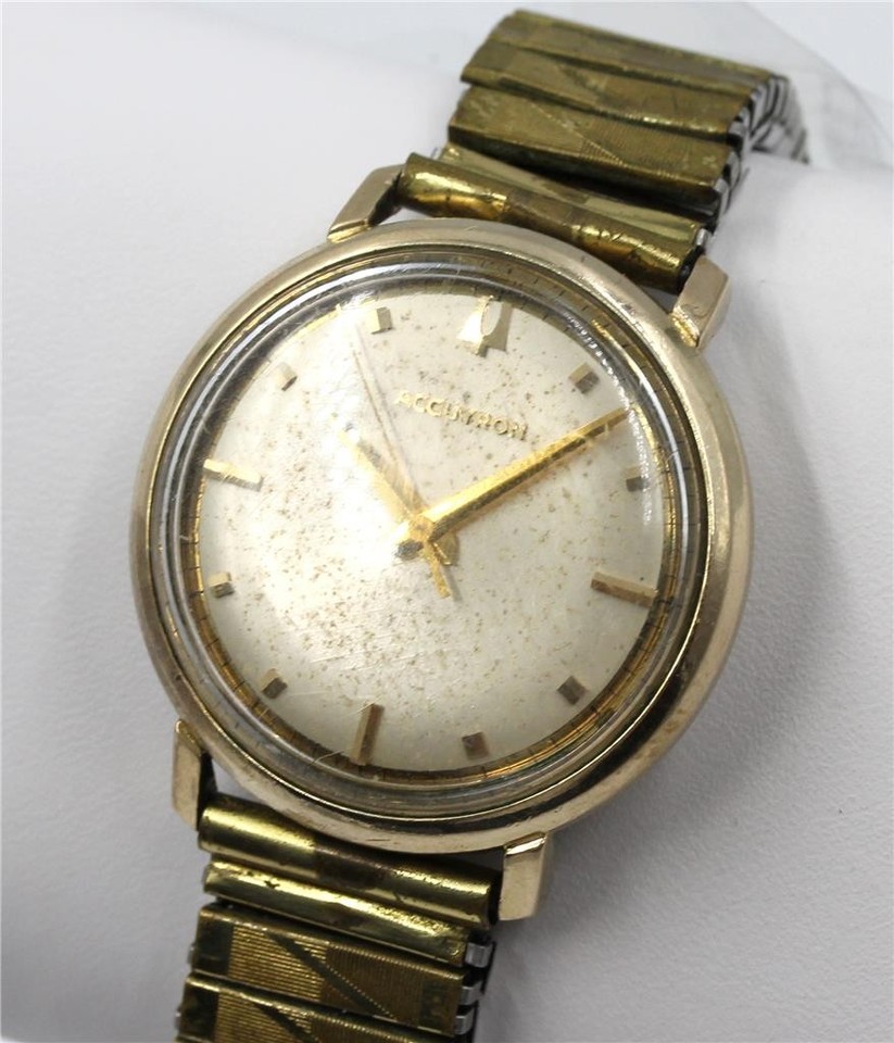 1963 Vintage Accutron 10K Gold Filled 214 34.5mm Men's M3 Wristwatch | eBay