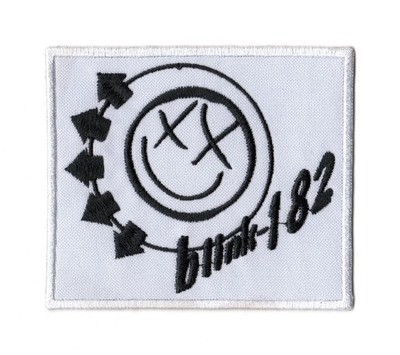 Blink 182 Embroidered Sew On Patch Smile American Pop Skate Punk Rock ...