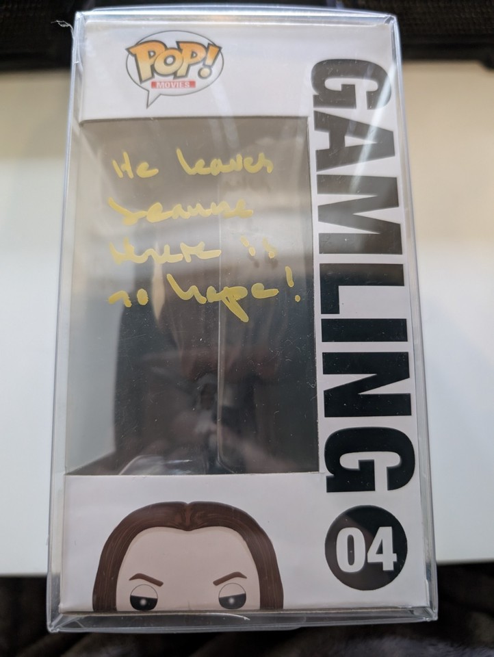 Funko Pop Vinyl - Gamling - The Lord Of The Rings - Custom & Signed ...