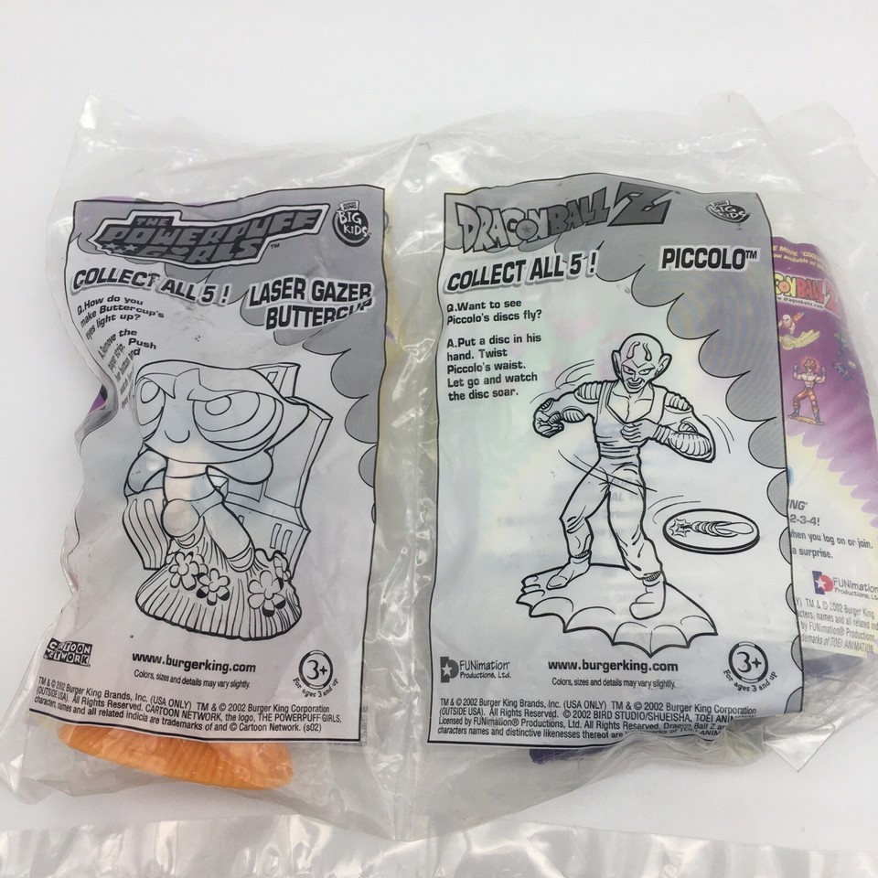 Dragon Ball Z/ Powerpuff Girls Burger King Kids Toys SEALED | eBay