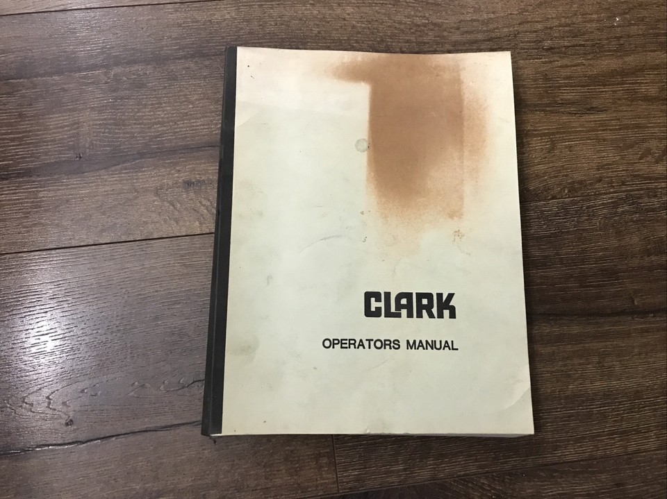 Clark C20B C25B C20BP CS30 Forklift Operator Maintenance & Service ...