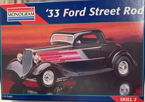 Monogram '33 Ford Street Rod Model Kit #2480 scale 1:24 sealed | eBay