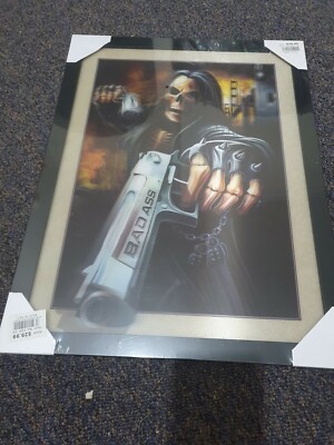 5 Dimension 3D 5D BAD ASS SKELETON Framed Lenticular Picture Great ...