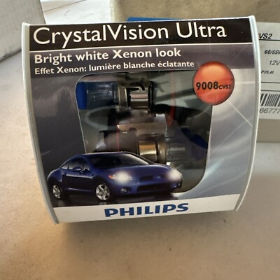 Philips Crystal vision H13C/9008 Halogen Car Headlamp 60/55W 9008CVS2 ...