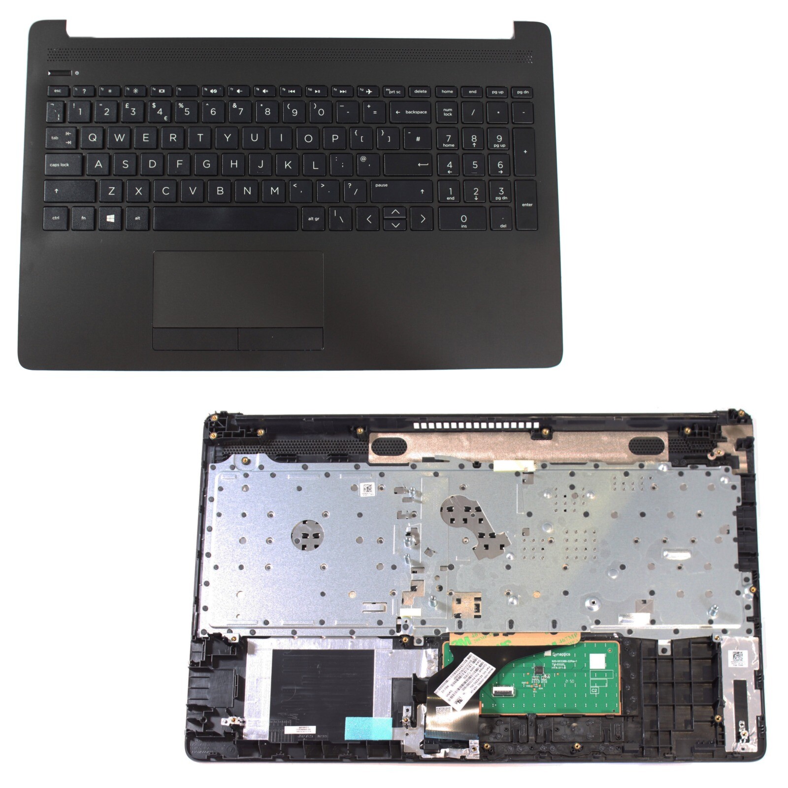 New HP 15-DA0269UR Black Replacement Palmrest TrackPad Cover UK ...