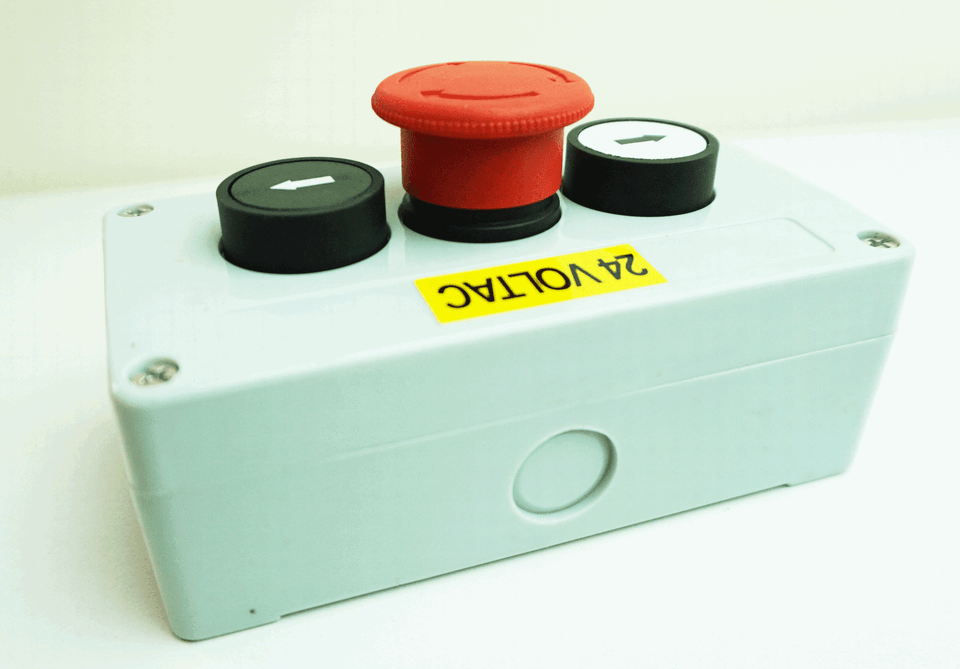 Push Button Station up/down arrows + stop button, hoist, roller shutter door | eBay UK