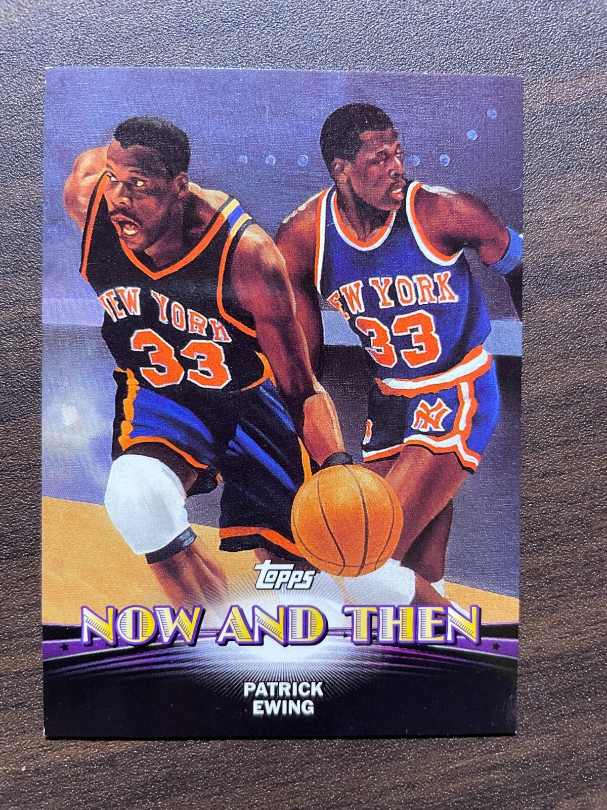 2000 Topps Basketball Patrick Ewing Now and Then Insert #TC2 Knicks Sonics | eBay