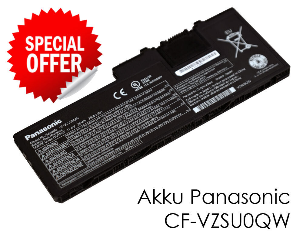 Panasonic Toughbook CF-20 Toughpad FZ-A2 LI-ION Battery CF Panasonic Toughbook CF-20 Toughpad FZ-A2 LI-ION Battery CF