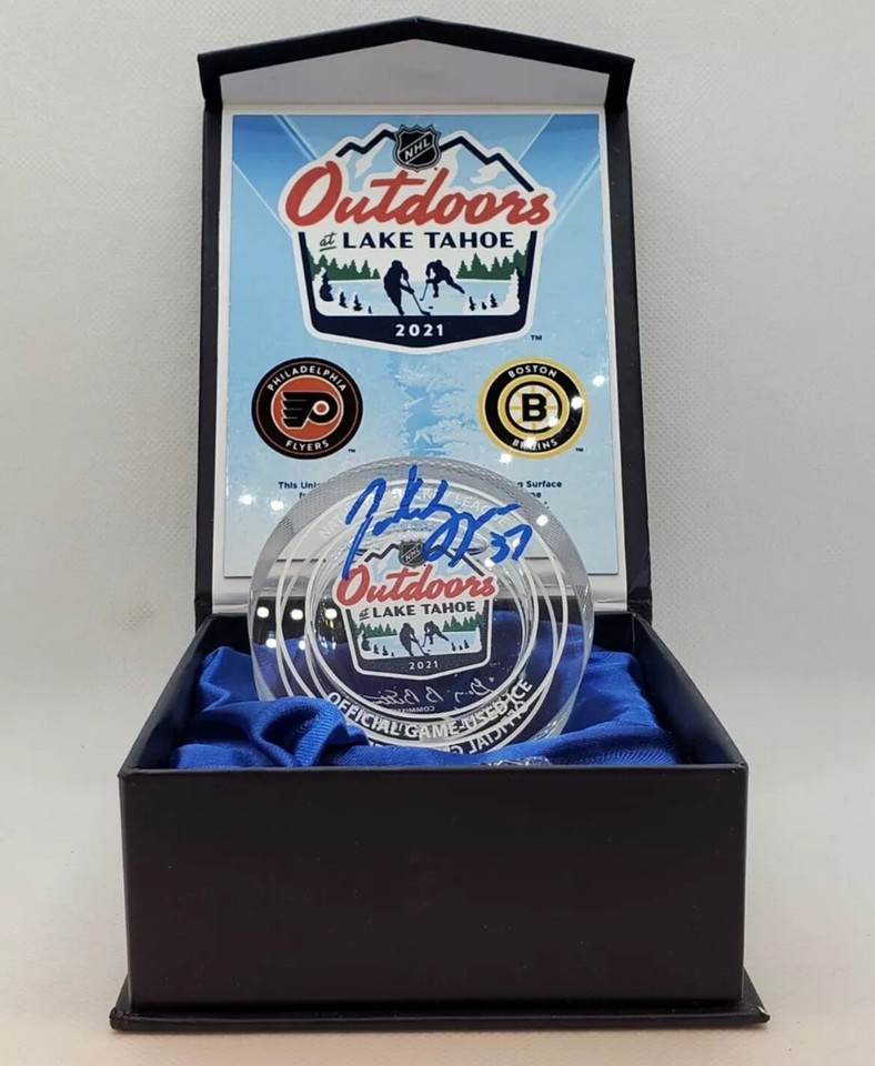 Patrice Bergeron Brad Marchand Boston Bruins Lake Tahoe Auto GU ICE ...