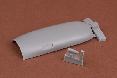 1/24 Scale Spitfire Top Cowling, Packard Merlin 266 Engine, for Airfix ...