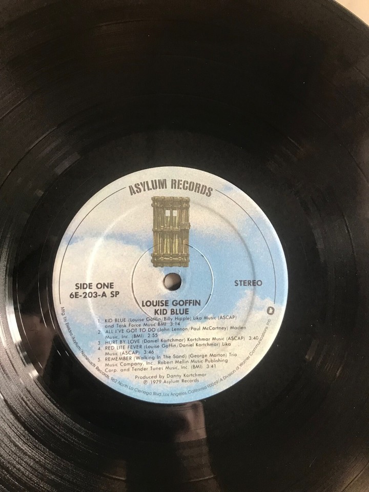 LOUISE GOFFIN - KID BLUE ORIGINAL VINYL RECORD. 6E-203 | eBay