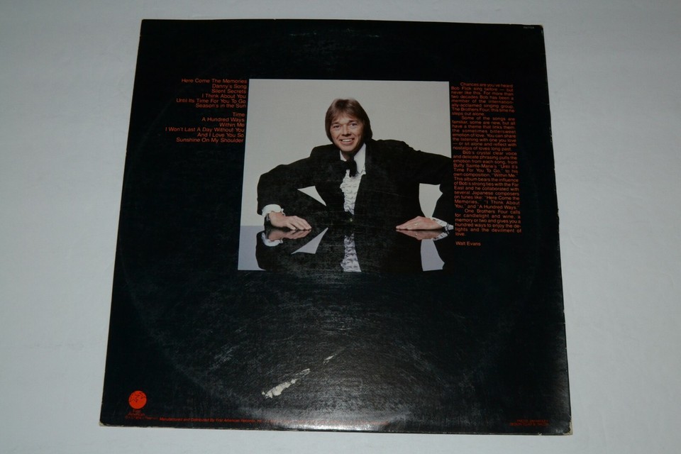 Bob Flick~One Brothers Four~1979 Male Vocal Pop~FAST SHIPPING!! | eBay