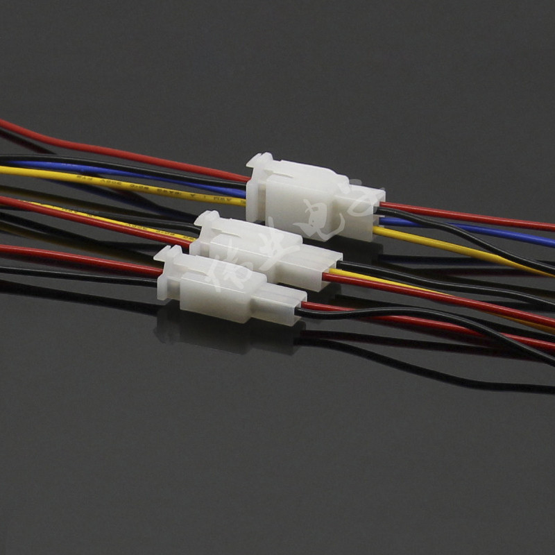 2/3/4 Way Pin 2.8mm Connector Plug Socket Set Male&Female W/Wire ...