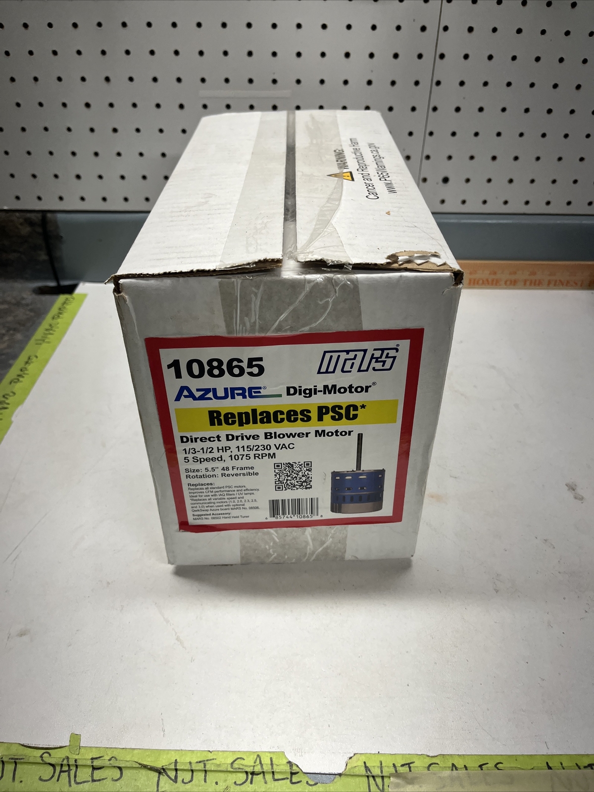 Mars - Azure ECM Condenser Fan Motor - 1/3-1/2 HP - 115/230 Volt ...