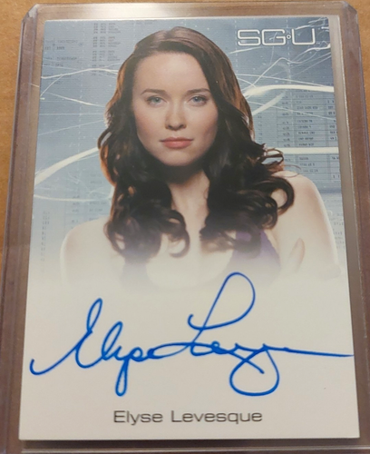 2011 Stargate Universe SGU Season 2 Elyse Levesque autograph card Full ...