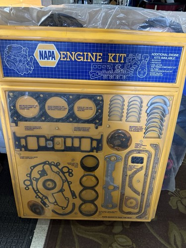 NAPA Engine Kit Advertising Parts Shop Display Vintage Sign | eBay