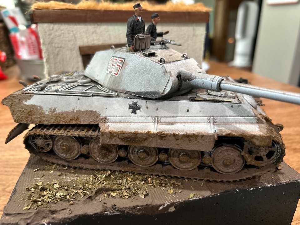 1/35 scale built german king tiger tank. armour | eBay