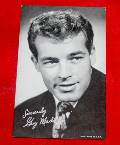 Guy Madison Vintage 1940's Era Exhibit Card | eBay