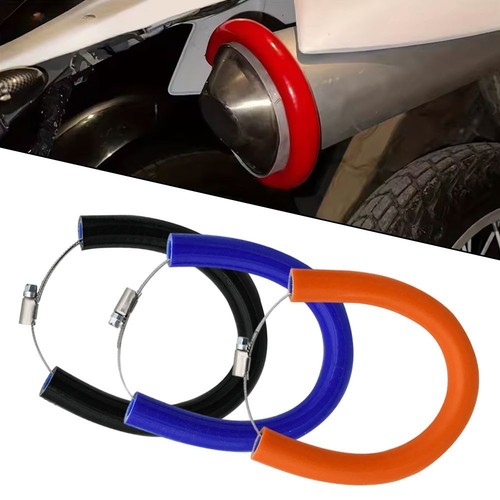 Motorcycle Parts Dirt Bike Exhaust Protector Cover Silicone Guard Heat ...