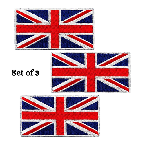 Union Jack Flags Embroidered Iron Sew On UK Patch British Applique National | eBay