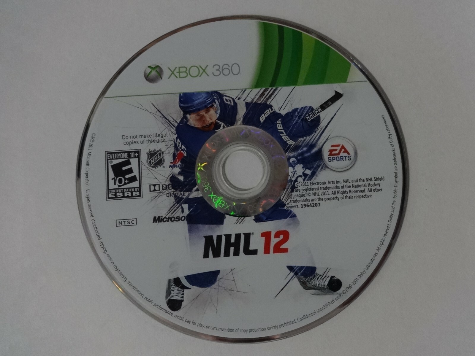 NHL 12 Microsoft Xbox 360 Game Disc Only Free Ship | eBay