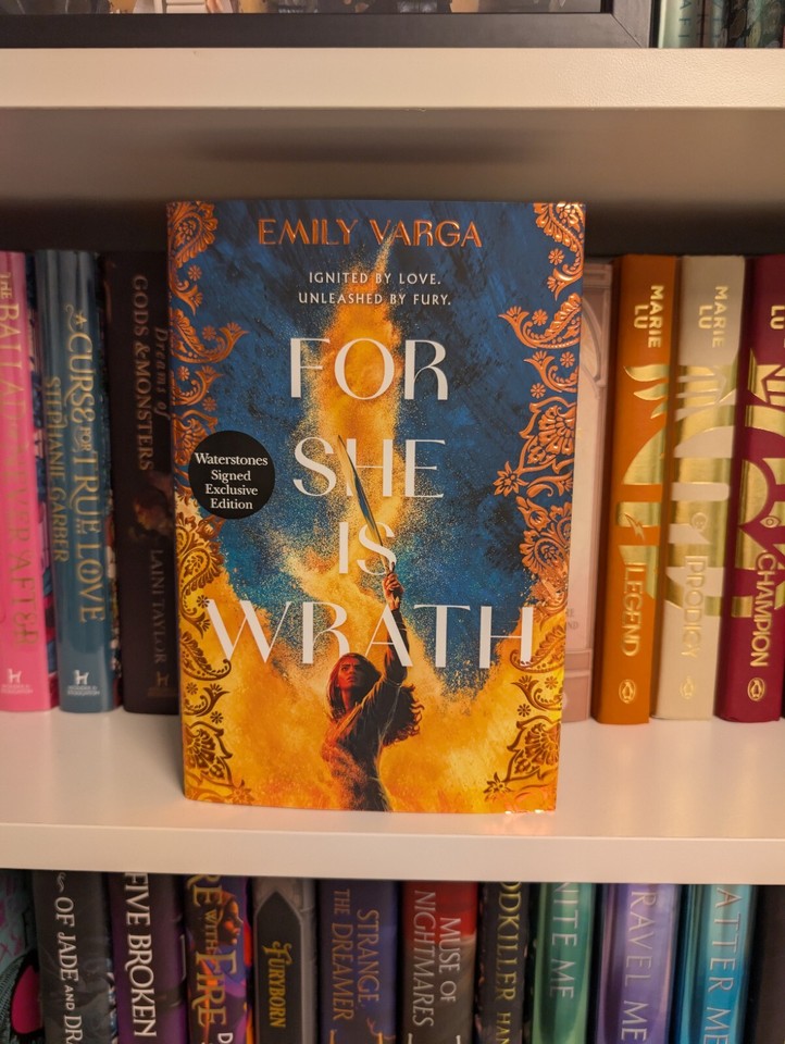 Waterstones Exclusive Signed Edition - For She Is Wrath By Emily Varga ...