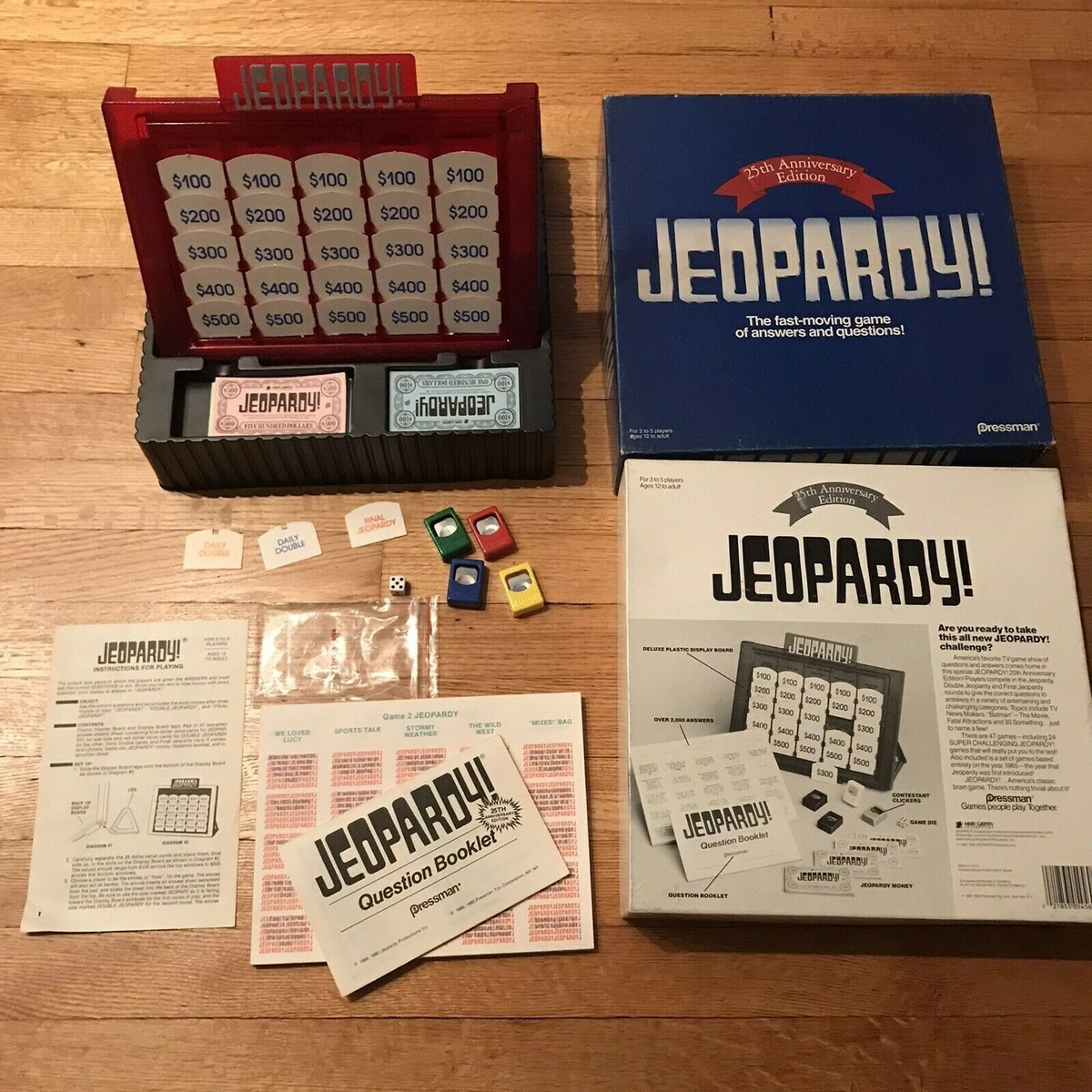 Jeopardy Board Game Pressman
