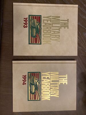 Lot of 2: The Military Yearbook - 1993 & 1994 (Hardcover) | eBay